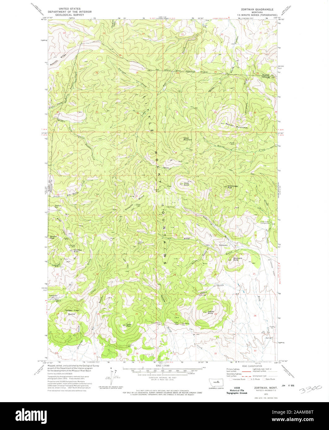 Zortman map hi-res stock photography and images - Alamy