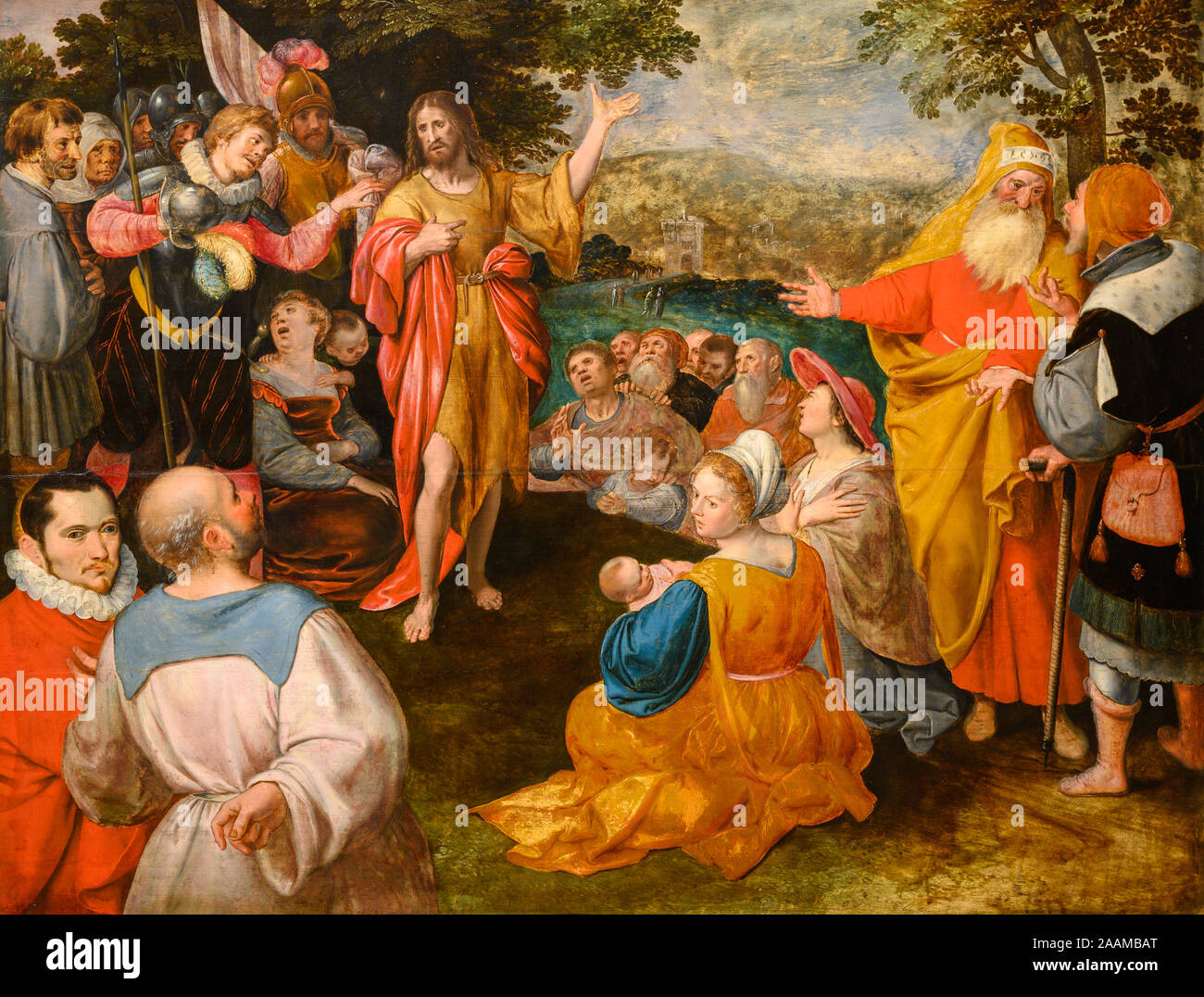 "Preaching of Saint John the Baptist" by Jacob (Jacques) de Gheyn II ...