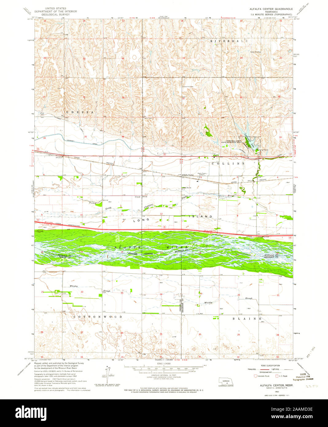 Center nebraska map hi-res stock photography and images - Alamy