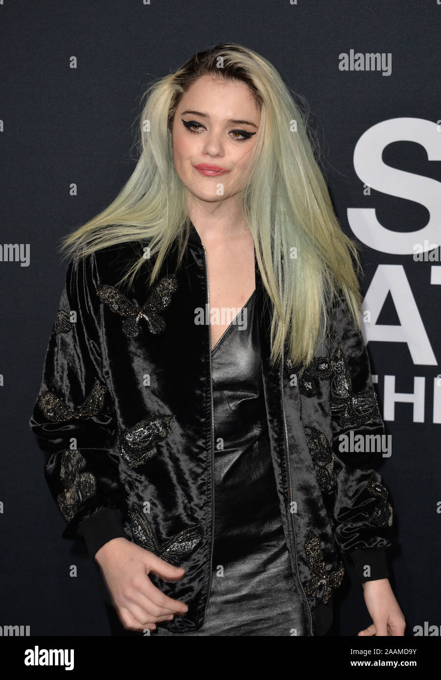 LOS ANGELES, CA - FEBRUARY 10, 2016: Singer Sky Ferreira arriving at ...