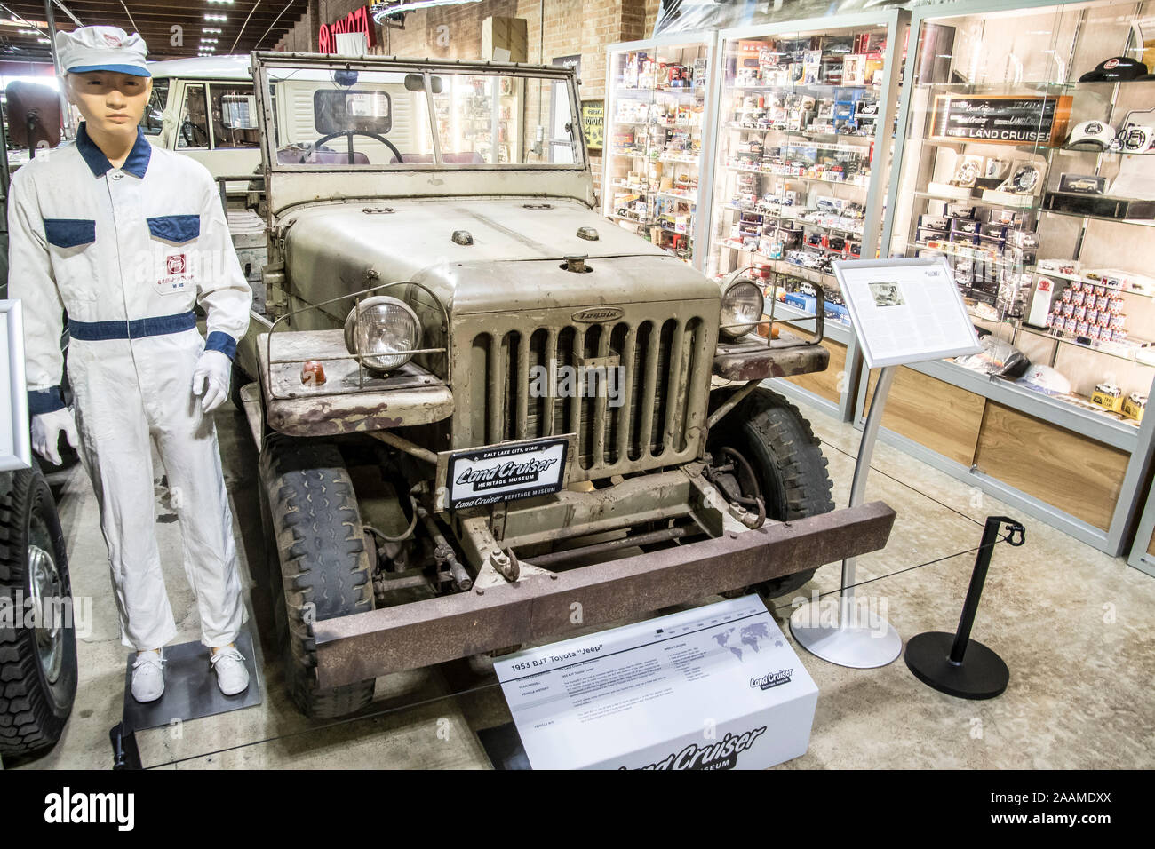 Stock Photo - Toyota Land Cruiser museum exhibit at the Land Cruiser ...