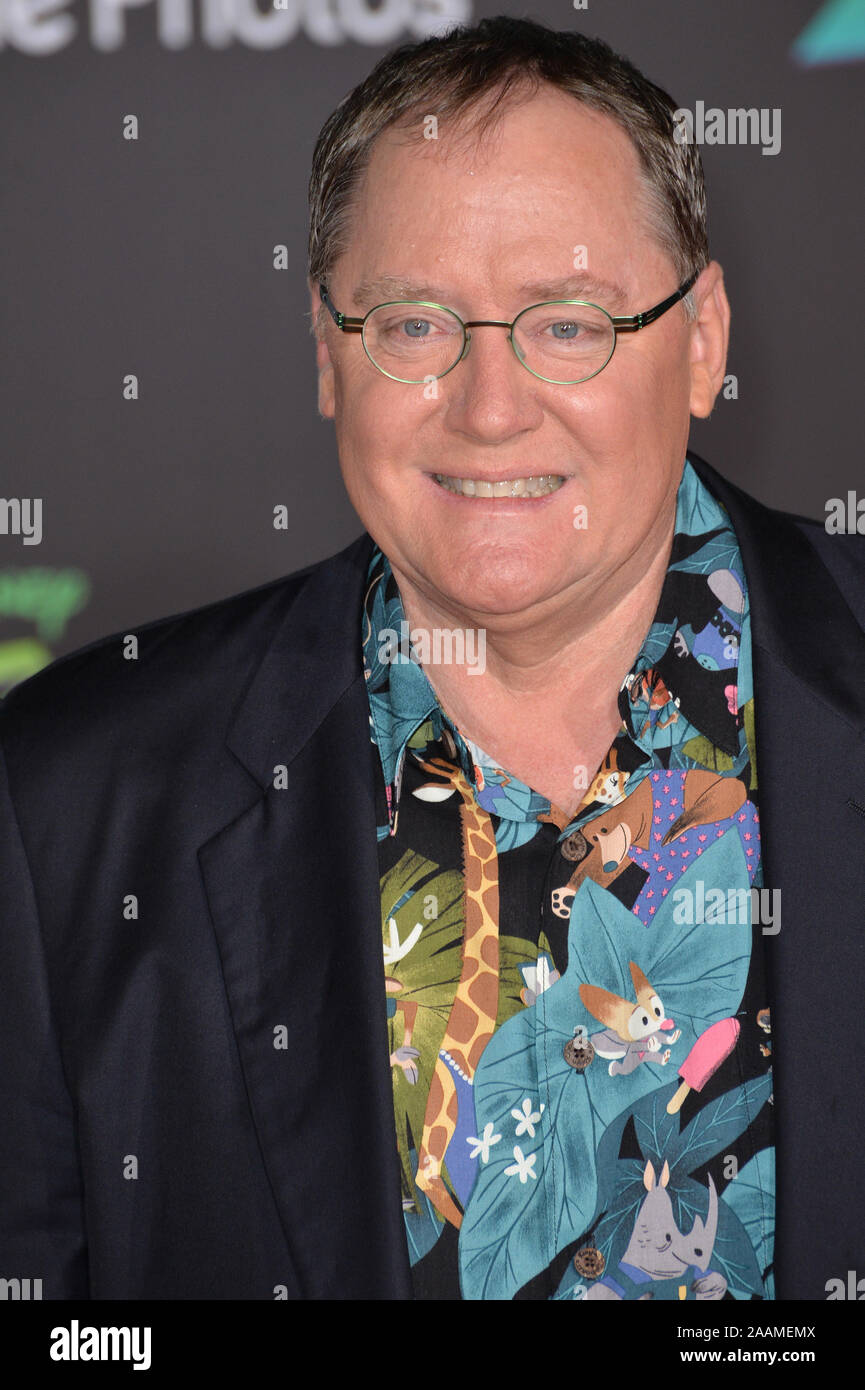 LOS ANGELES, CA - FEBRUARY 17, 2016: Pixar boss John Lasseter at the ...