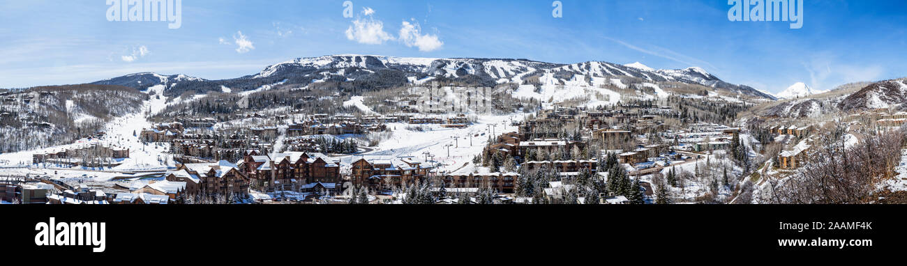 Aspen ski resort hi-res stock photography and images - Alamy