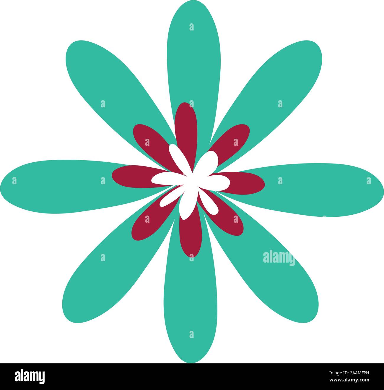 beautiful flower garden isolated icon Stock Vector Image & Art - Alamy