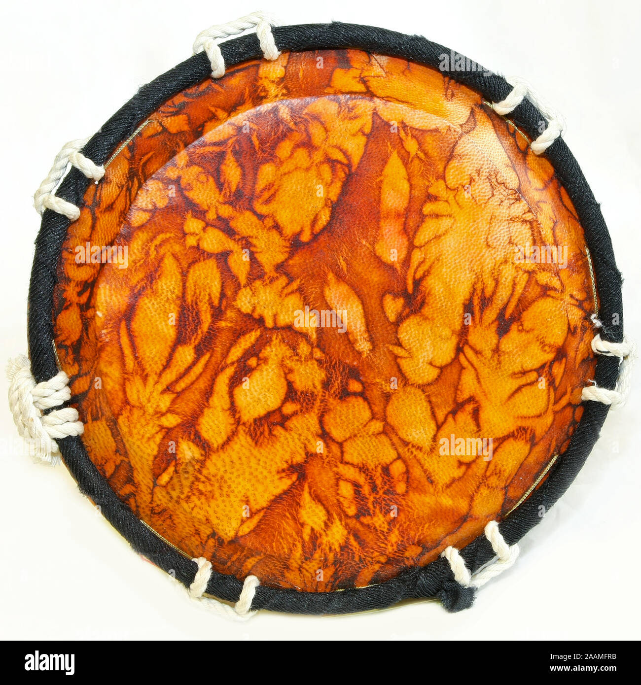 Traditional Moroccan drum made from camel leather Stock Photo - Alamy
