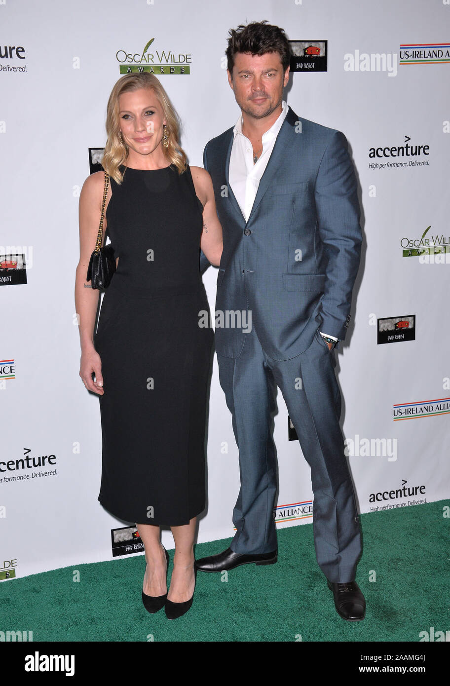 Actress katee sackhoff actor karl hi-res stock photography and images ...