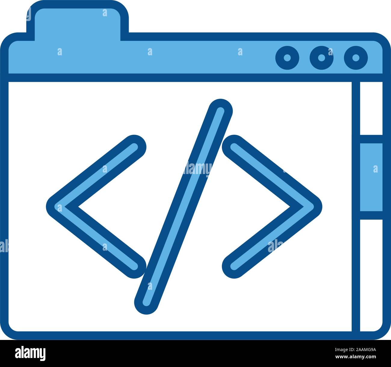 coding program file internet line and fill style illustration Stock Vector Image & Art - Alamy
