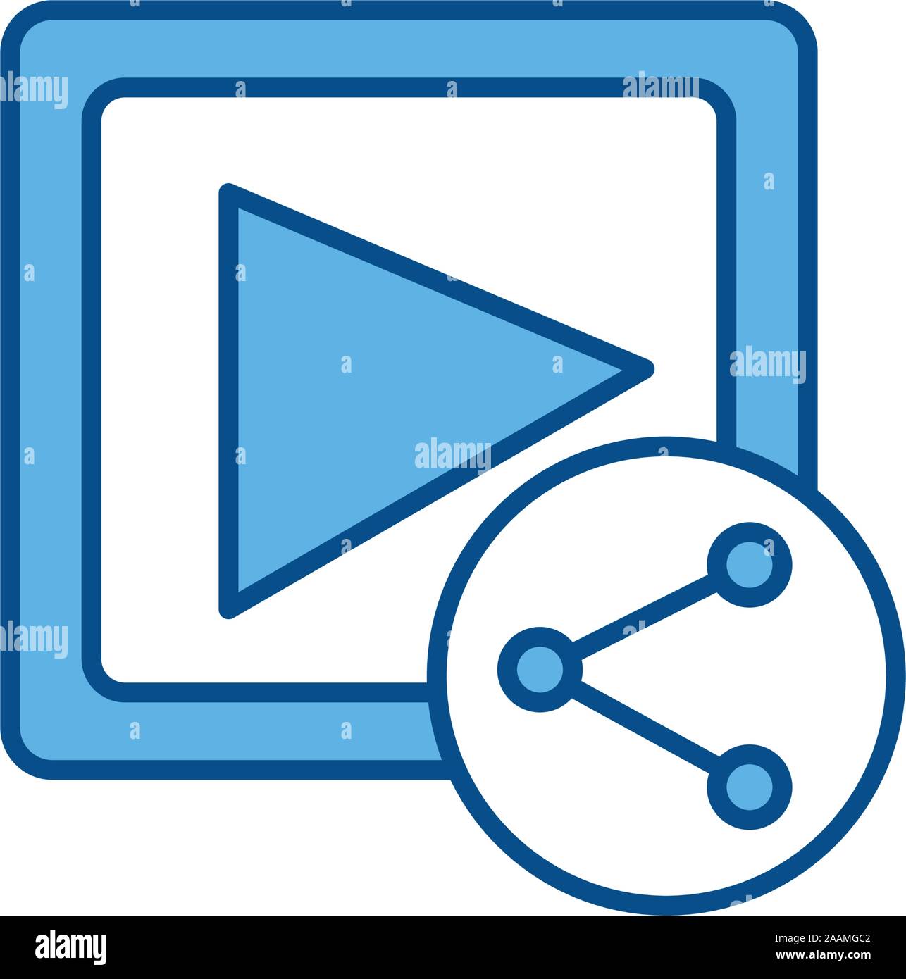 Entertainment line filled flat Stock Vector Images - Alamy