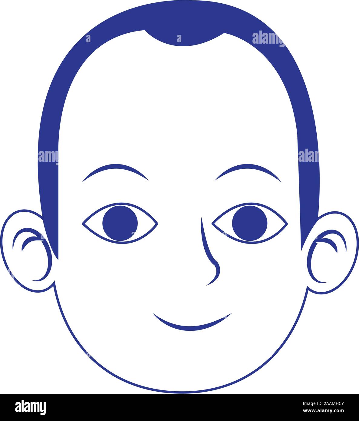 adult man face icon, flat design Stock Vector Image & Art - Alamy