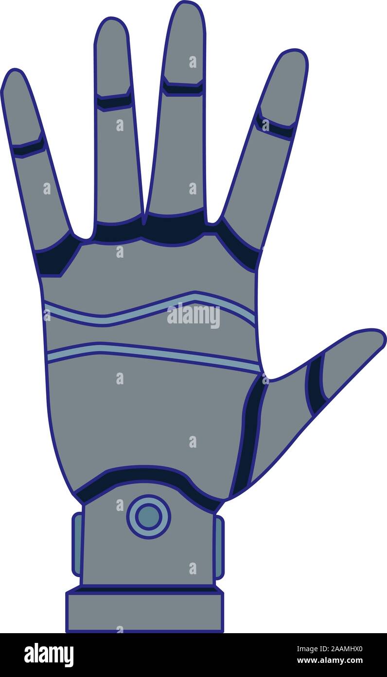 robotic hand icon, flat design Stock Vector Image & Art - Alamy