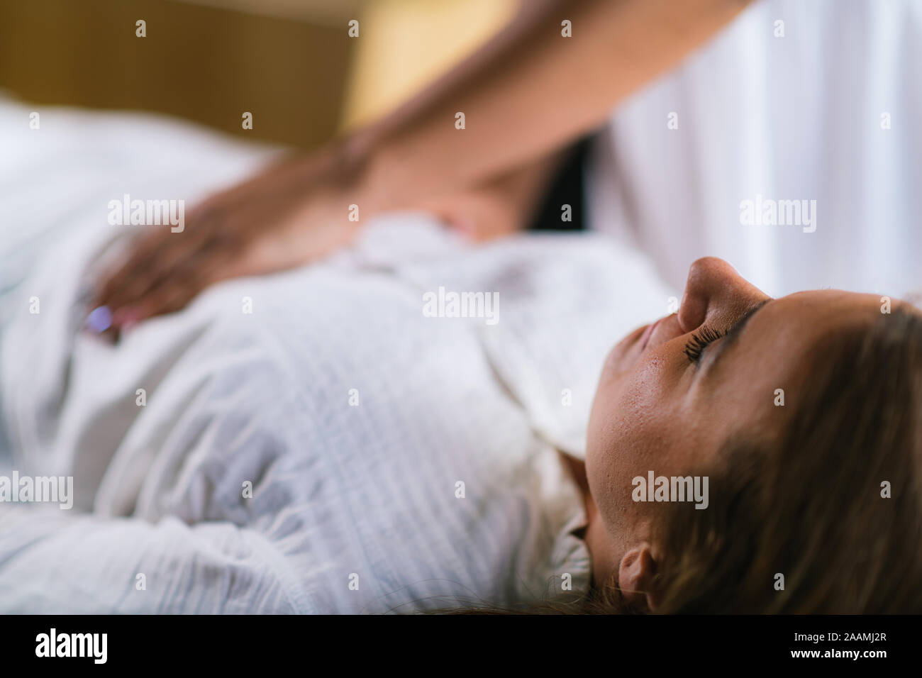 Reiki hands hi-res stock photography and images - Alamy