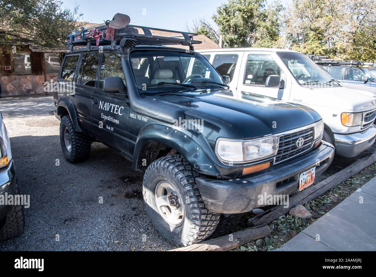 Stock Photo - Navtec Expeditions Toyota Land Cruiser FJ80 expedition ...