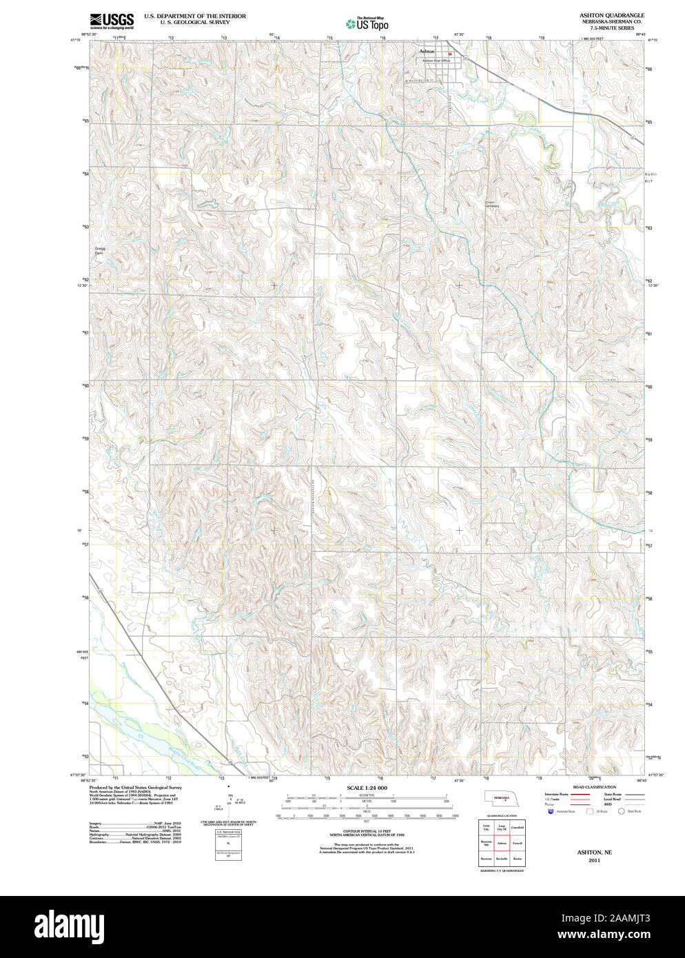 Map of ashton Cut Out Stock Images & Pictures - Alamy