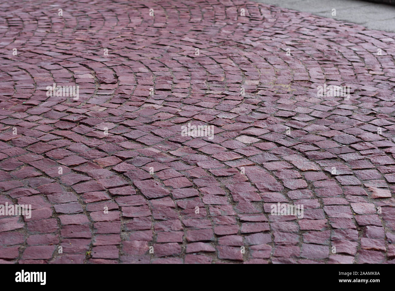pink cobble stone texture pavement pattern structure Stock Photo - Alamy