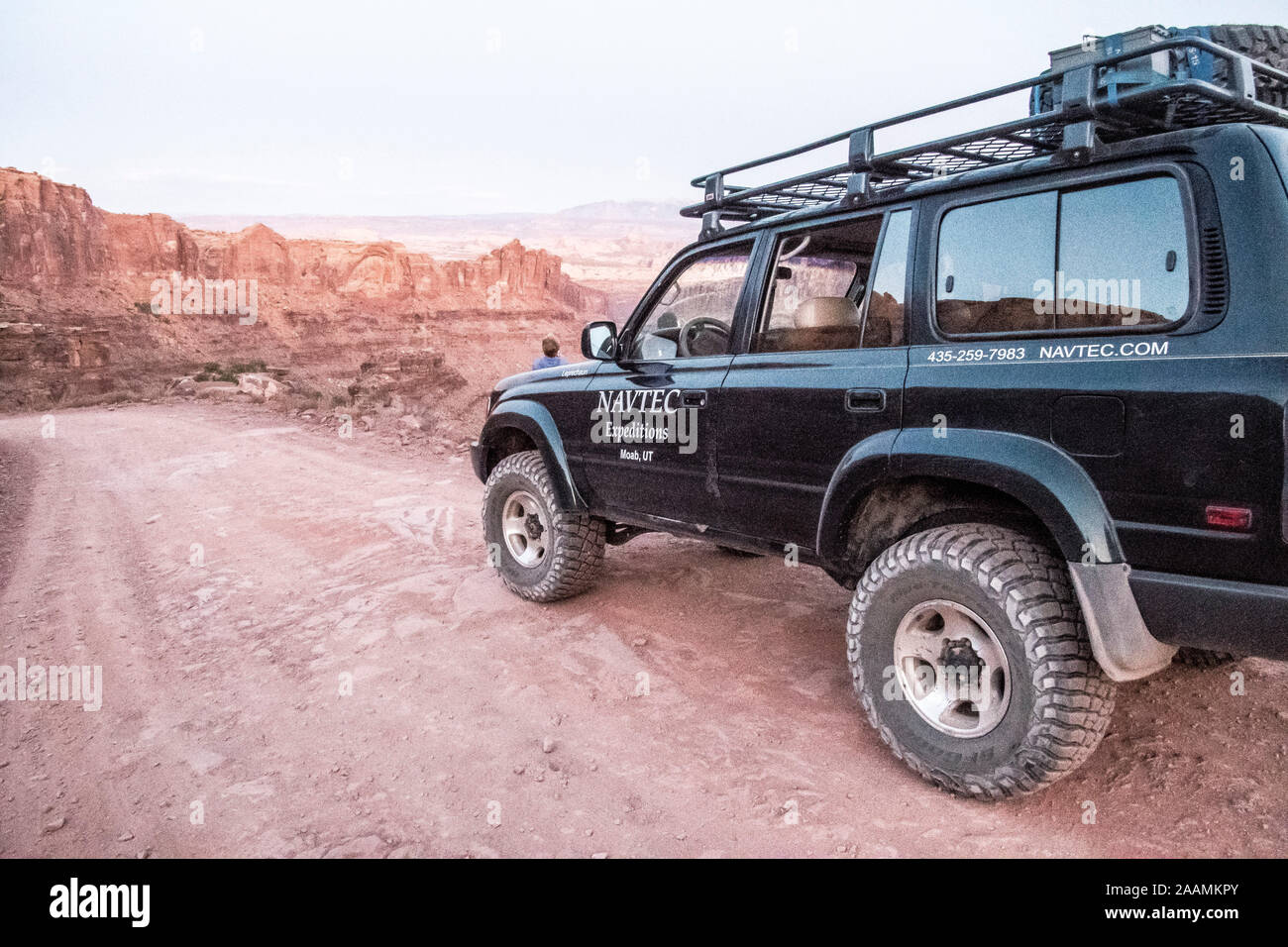 Stock Photo - Toyota Land Cruiser FJ80 expedition vehicle "Leprechaun ...