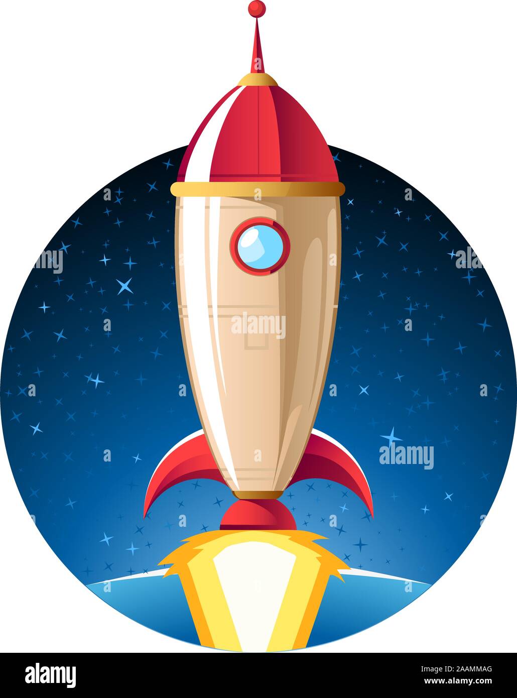 Satellite trail Stock Vector Images - Alamy