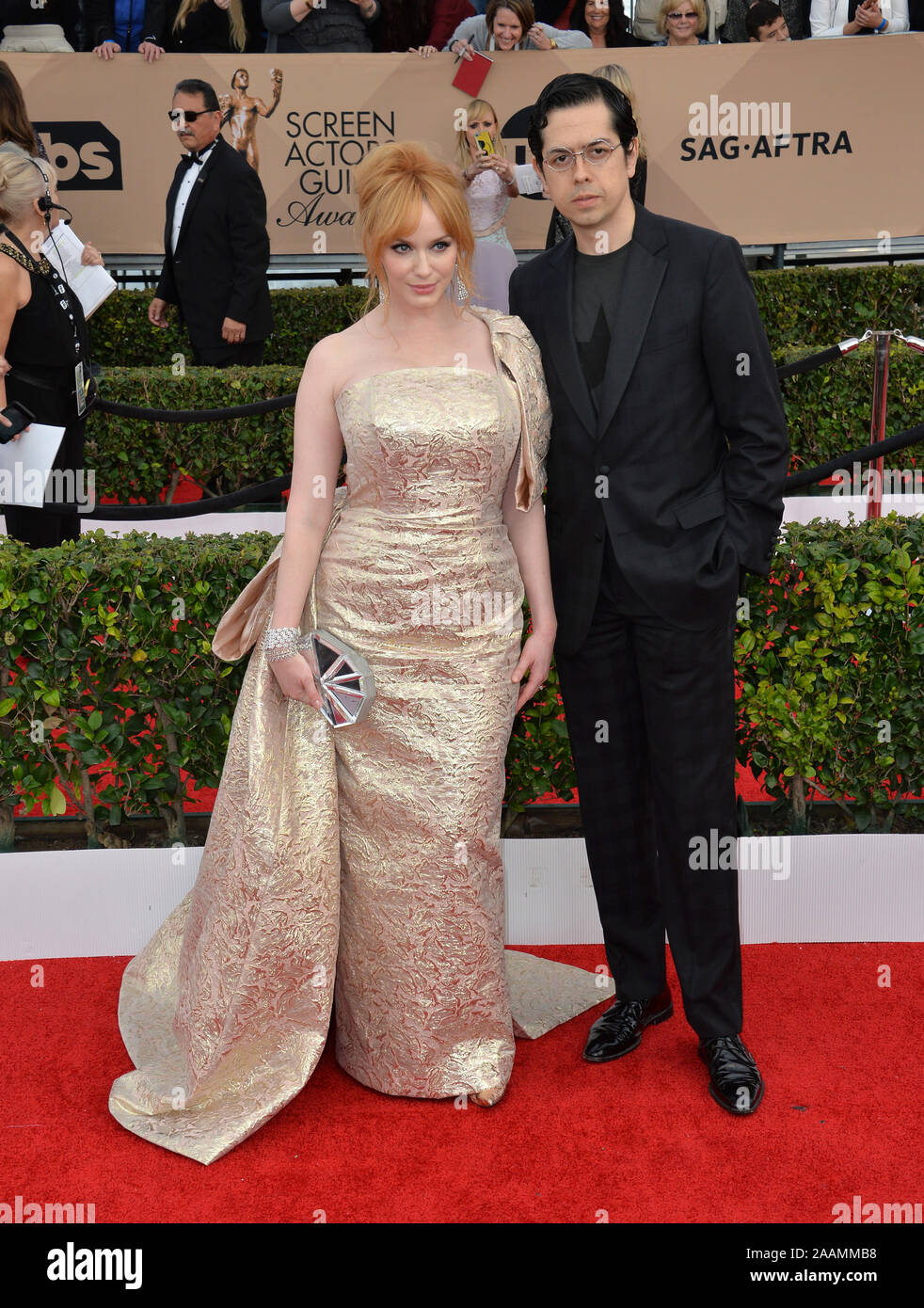 LOS ANGELES, CA - JANUARY 30, 2016: Actress Christina Hendricks ...