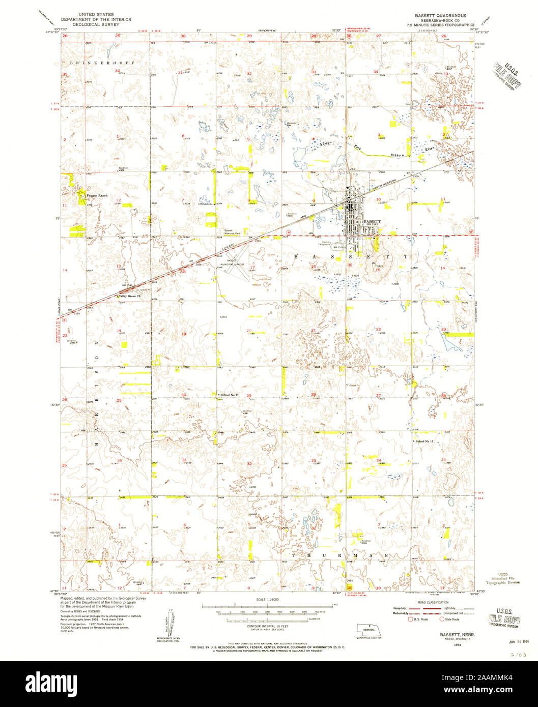 Bassett nebraska hi-res stock photography and images - Alamy