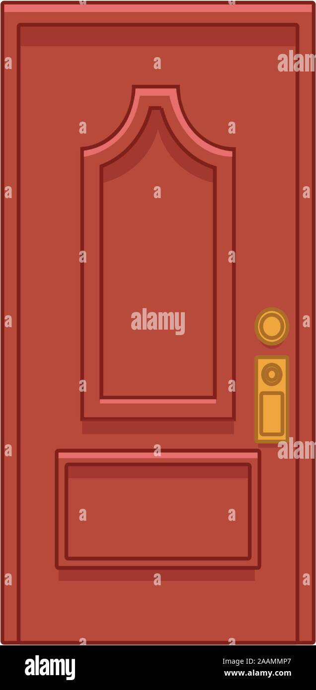 house door icon, flat design Stock Vector Image & Art - Alamy