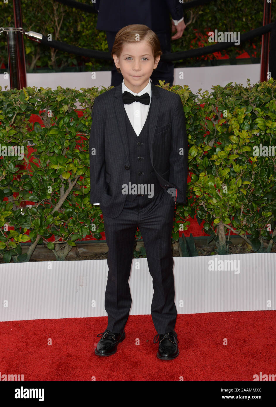 LOS ANGELES, CA - JANUARY 30, 2016: Actor Jacob Tremblay at the 22nd ...