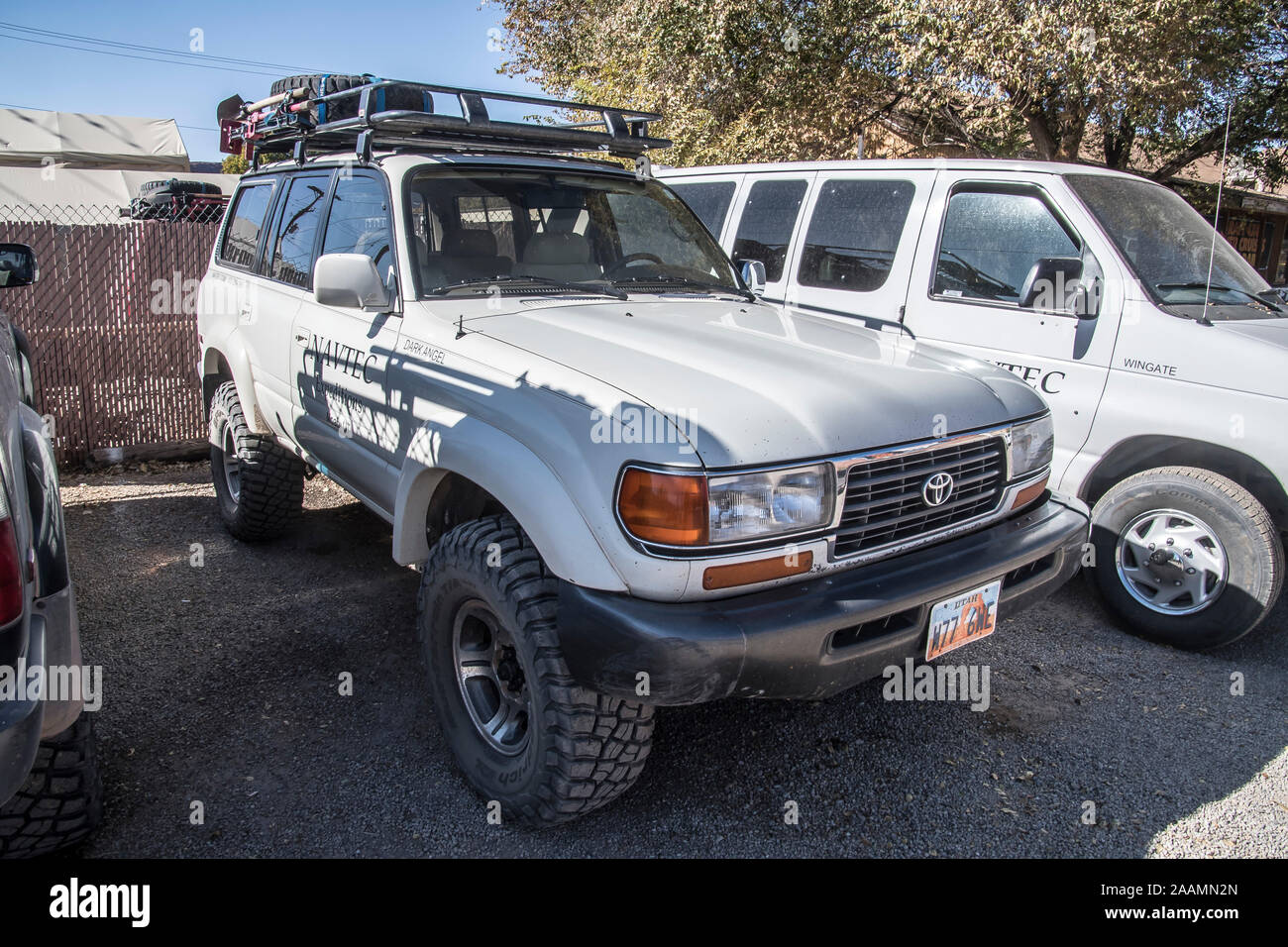 Stock Photo - Navtec Expeditions Toyota Land Cruiser FJ80 expedition ...