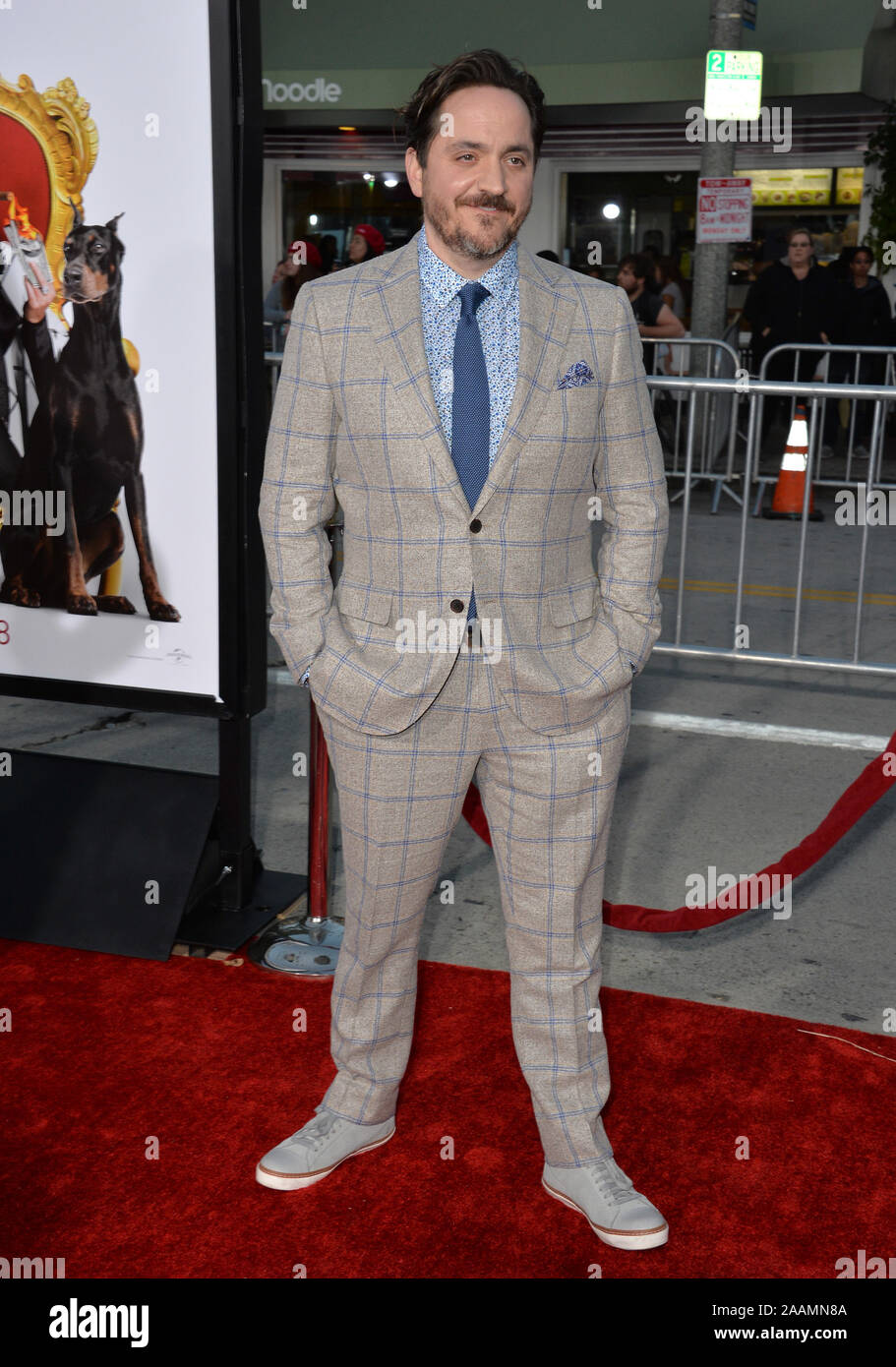 LOS ANGELES, CA - MARCH 28, 2016: Ben Falcone at the premiere for "The ...