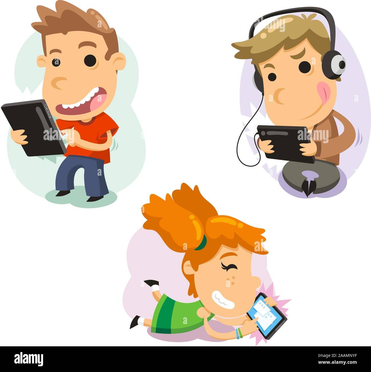 Children And Technology Clipart