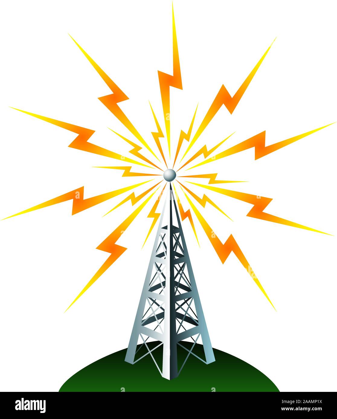 Radio tower transmition Stock Vector Image & Art - Alamy