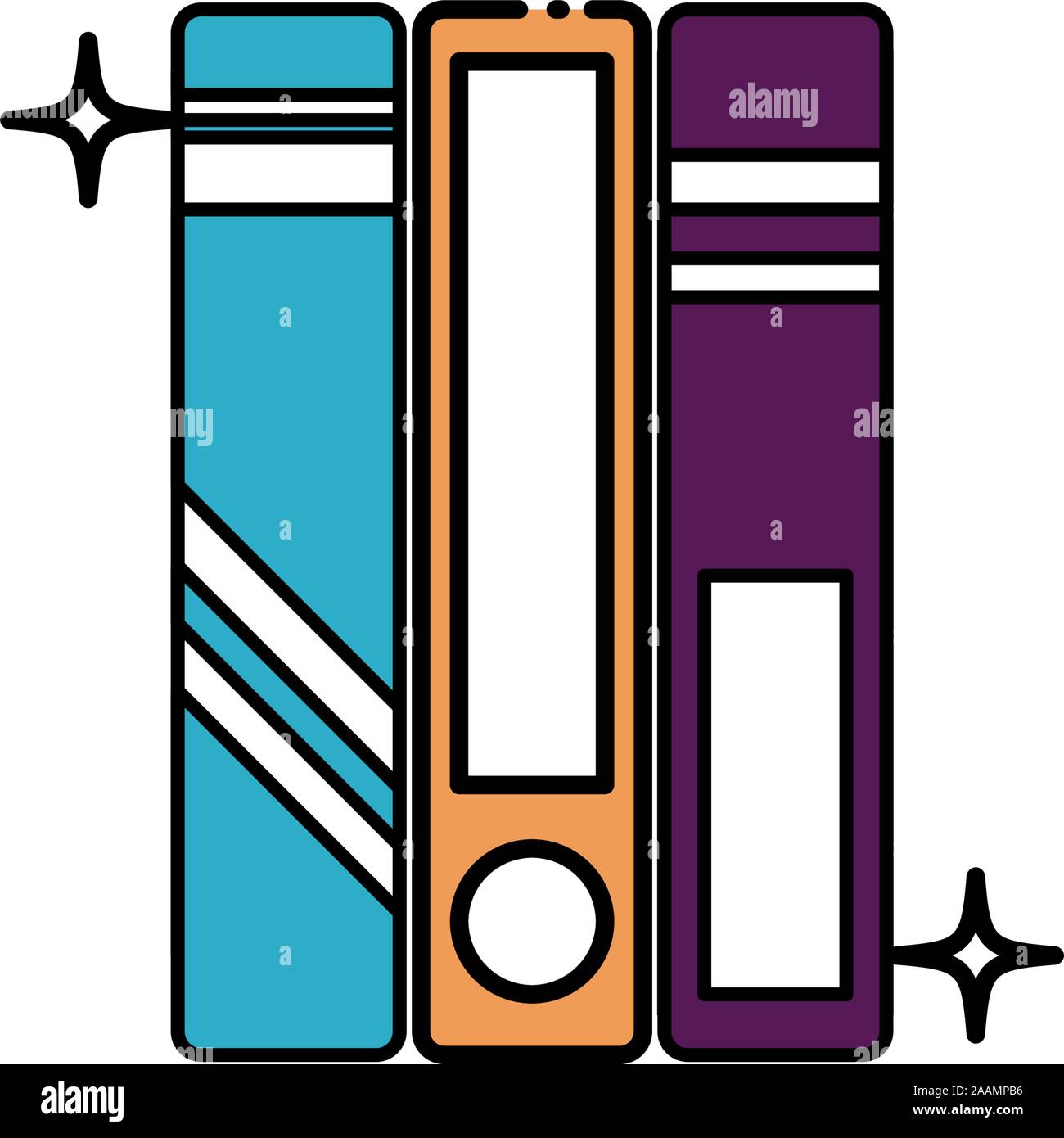 school books fill style icon vector illustration design Stock Vector ...