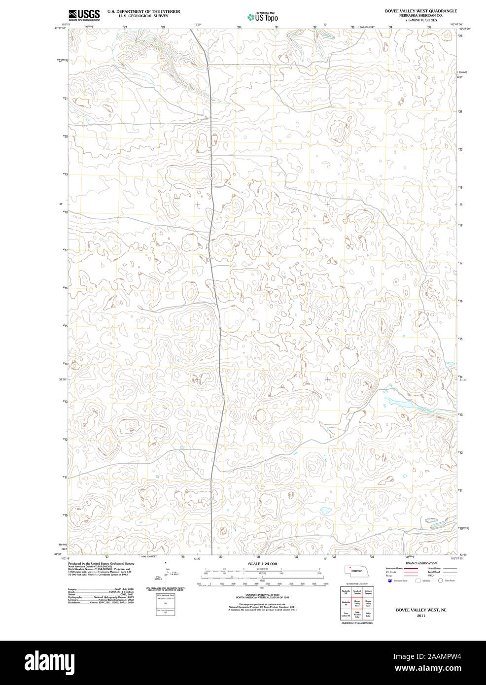 Nebraska valley map hi-res stock photography and images - Alamy