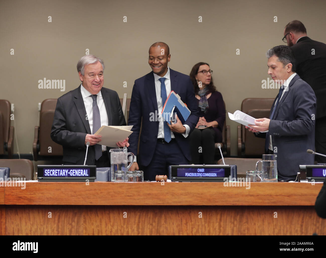 United nations peacebuilding commission hi-res stock photography and ...