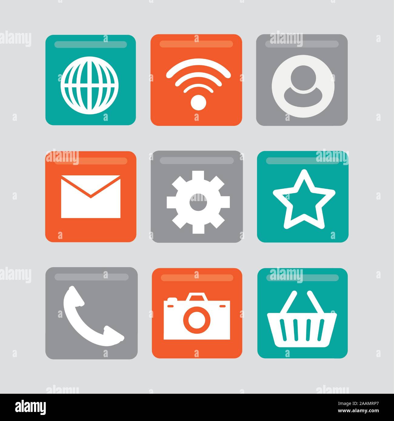 bundle of social media marketing icons Stock Vector Image & Art - Alamy