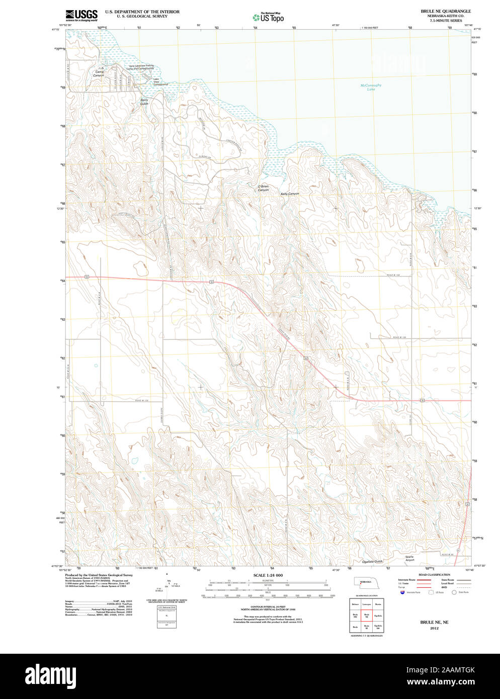 Map of brule hi-res stock photography and images - Alamy