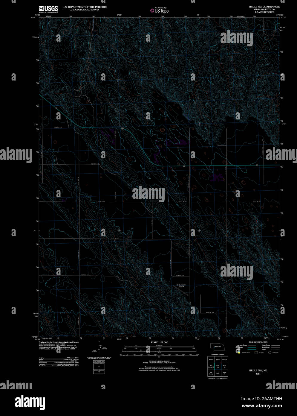 Map of brule hi-res stock photography and images - Alamy
