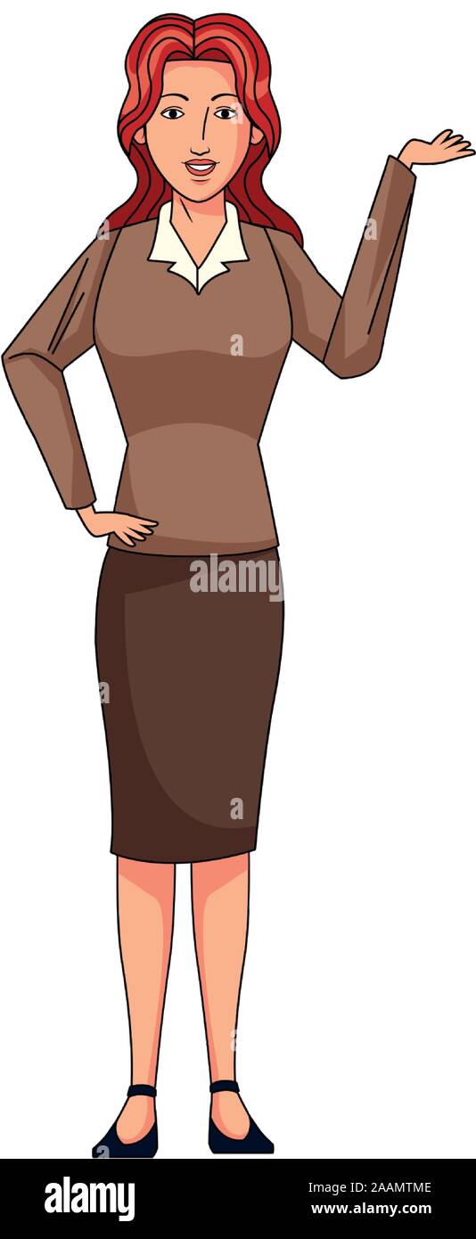 executive woman standing icon, flat design Stock Vector Image & Art - Alamy
