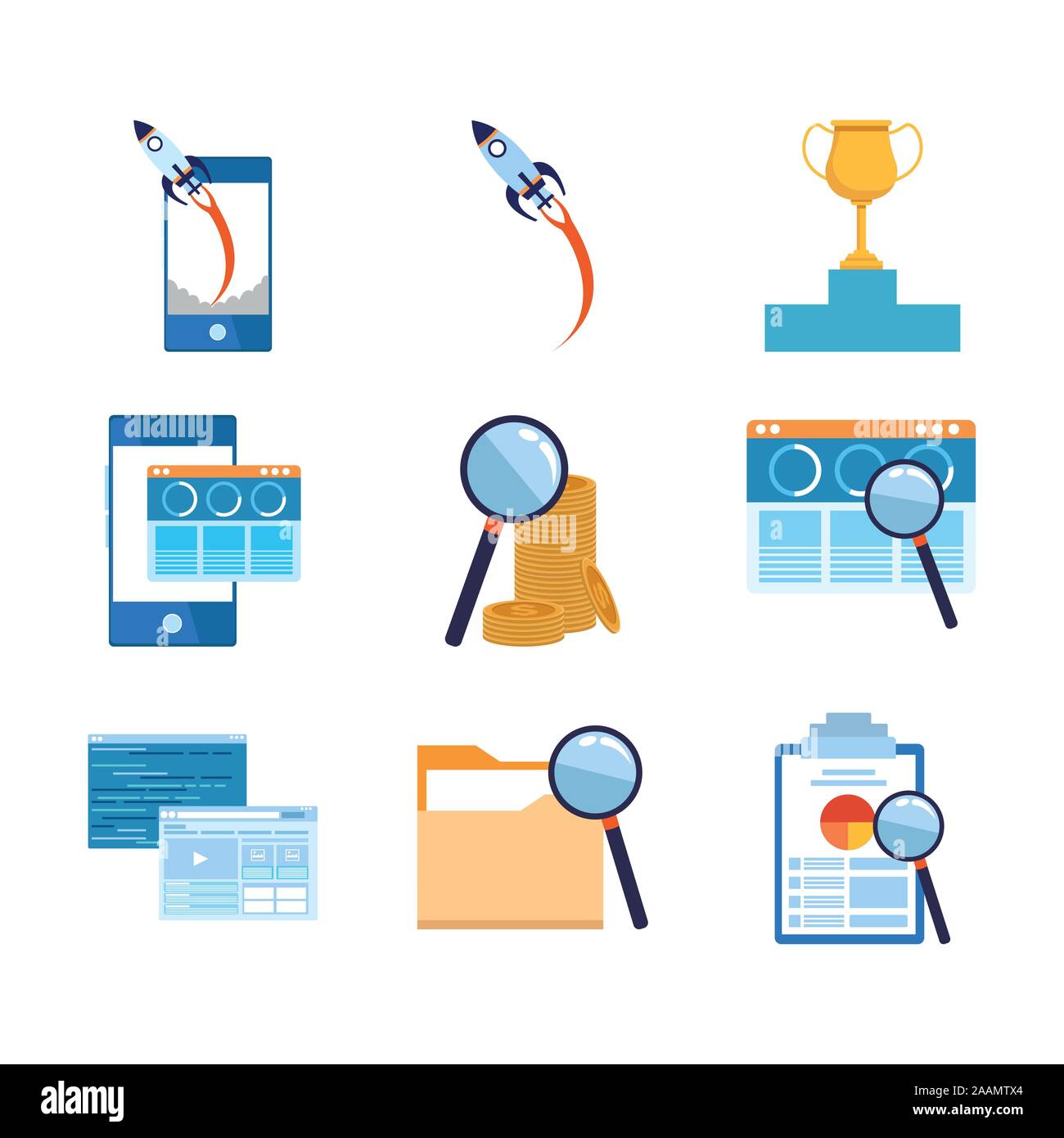 Start up related vector Stock Vector Images - Alamy