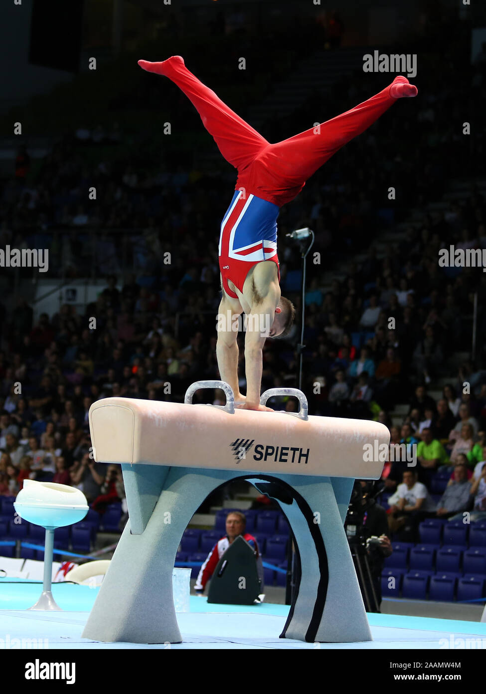 Szczecin, Poland, April 13, 2019: Max Whitlock of Great Britain ...
