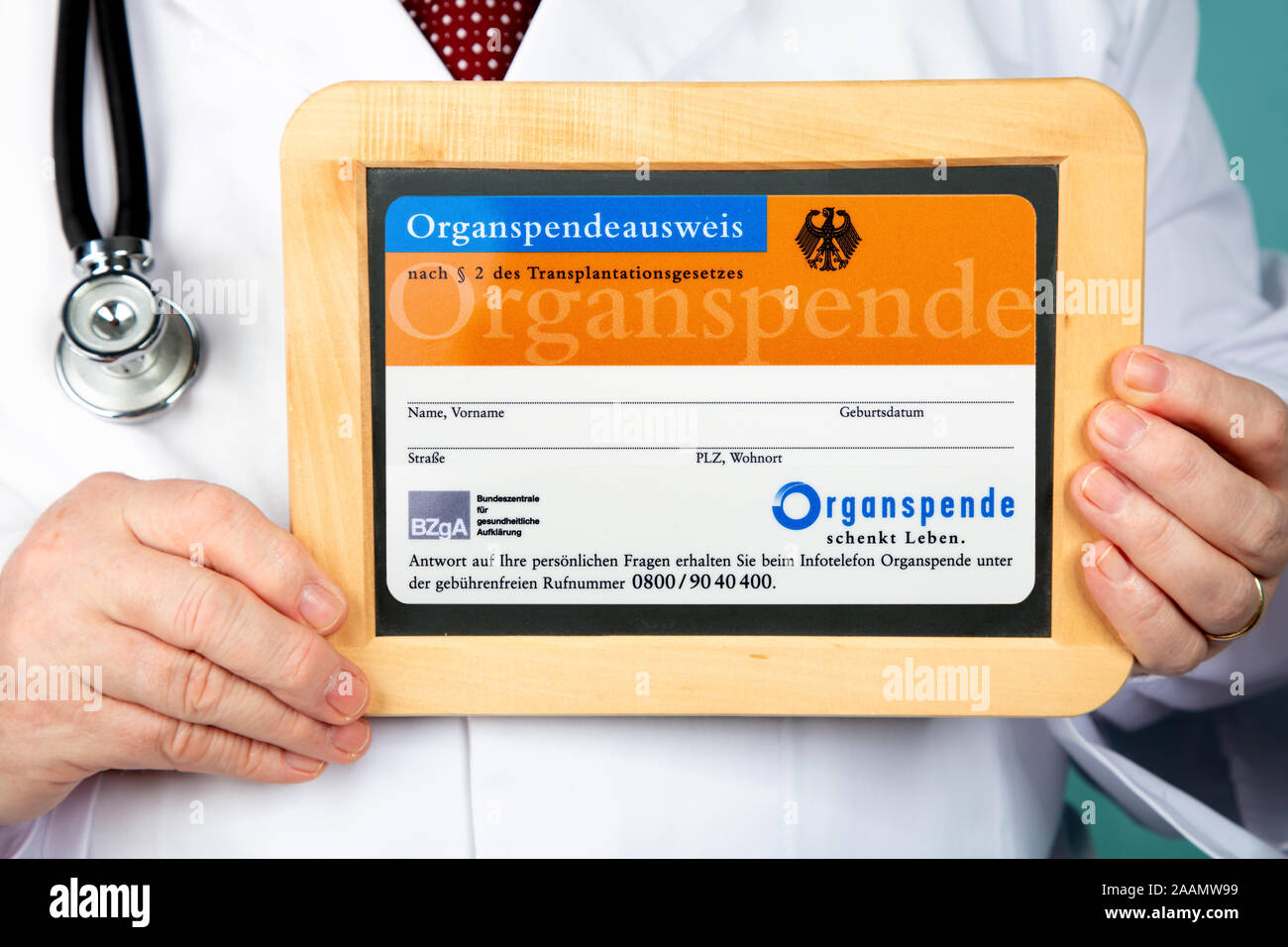 Organ donation id card hi-res stock photography and images - Alamy
