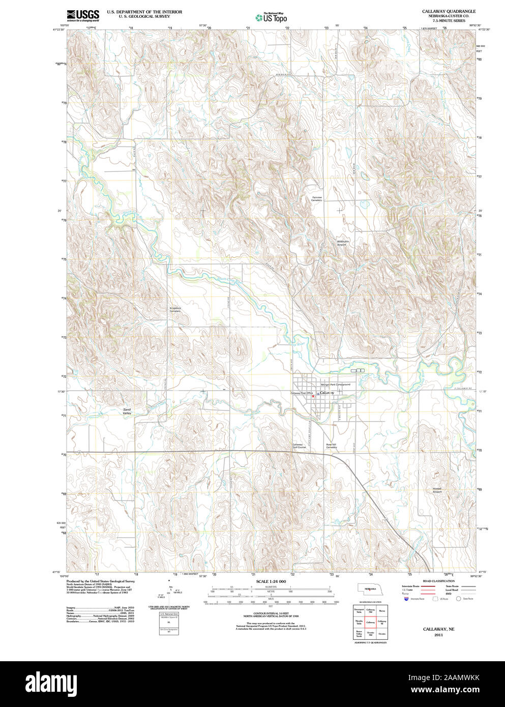 Map of callaway hi-res stock photography and images - Alamy