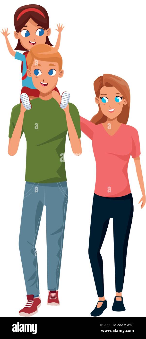 Carrying person shoulders Stock Vector Images - Alamy