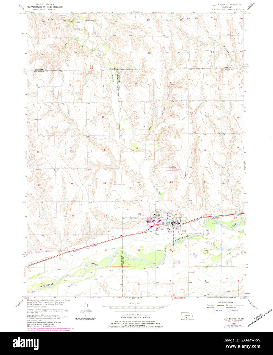 Cambridge nebraska hi-res stock photography and images - Alamy