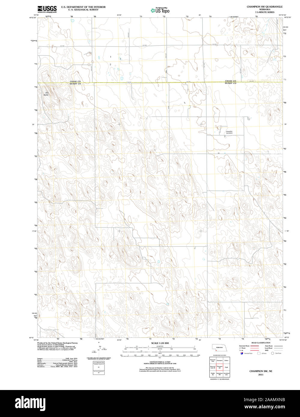 Champion nebraska map Cut Out Stock Images & Pictures - Alamy