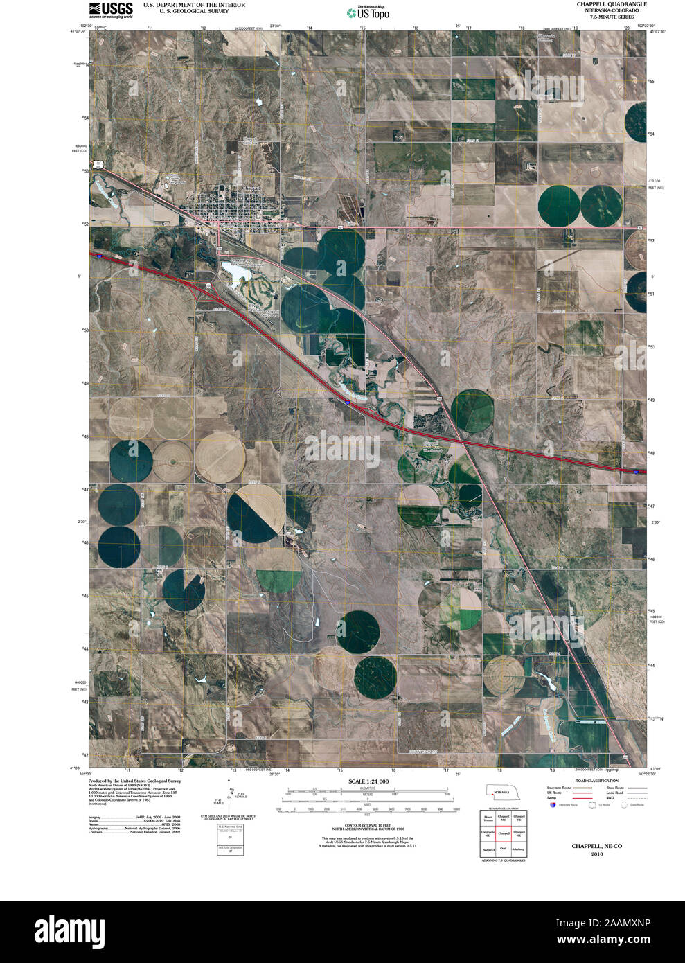 Map of chappell hi-res stock photography and images - Alamy