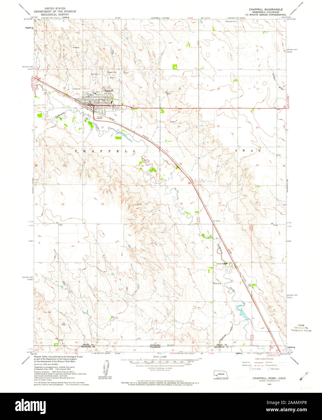 Map of chappell hi-res stock photography and images - Alamy