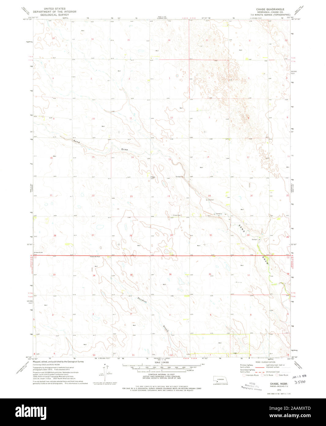 Map of chase Cut Out Stock Images & Pictures - Alamy