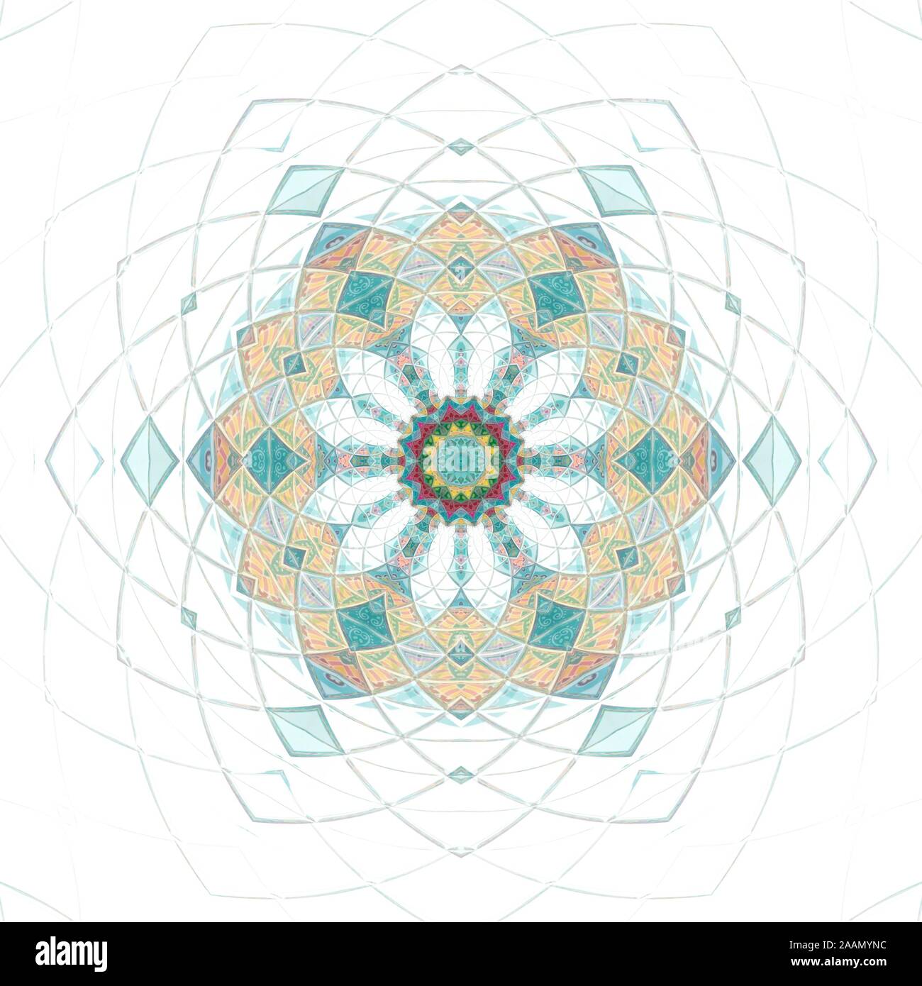 Shade green hexagon pattern hi-res stock photography and images - Alamy