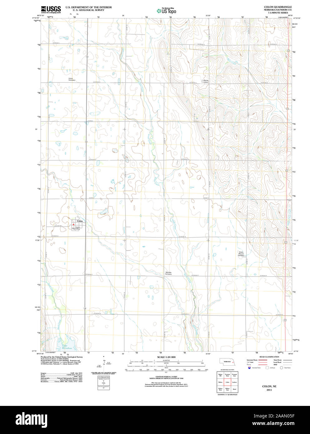 Map of colon Cut Out Stock Images & Pictures - Alamy