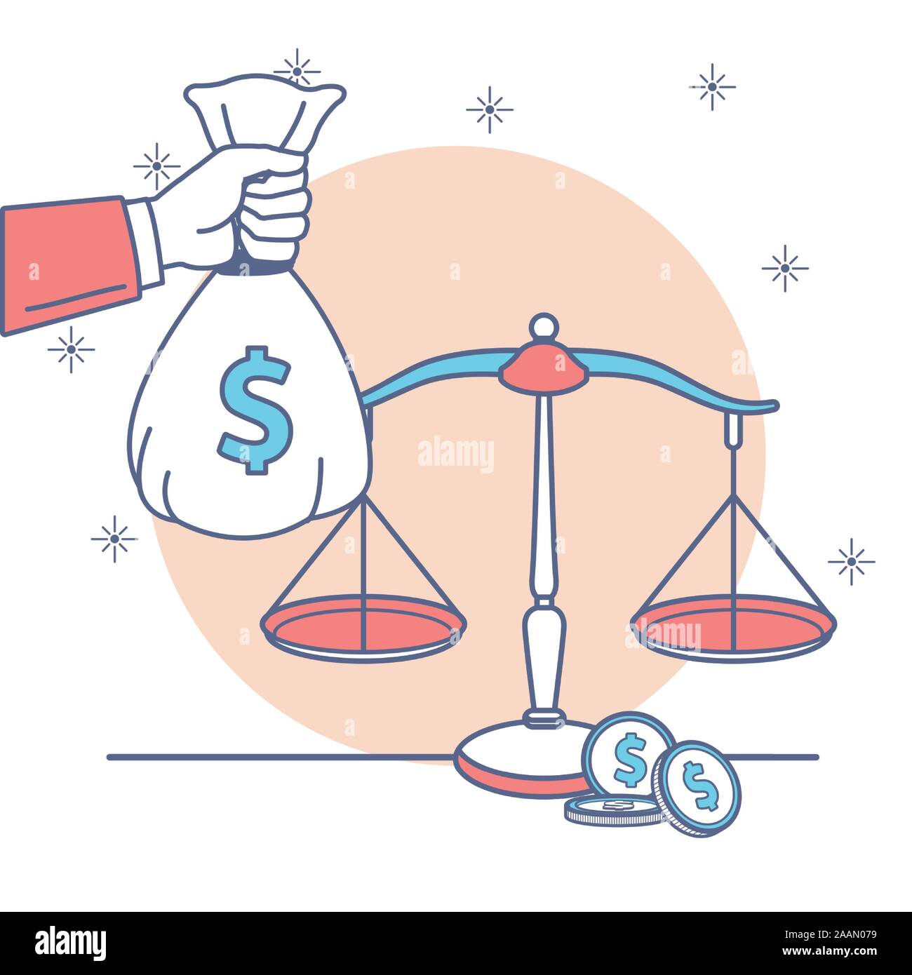 Hand weight money Cut Out Stock Images & Pictures - Alamy