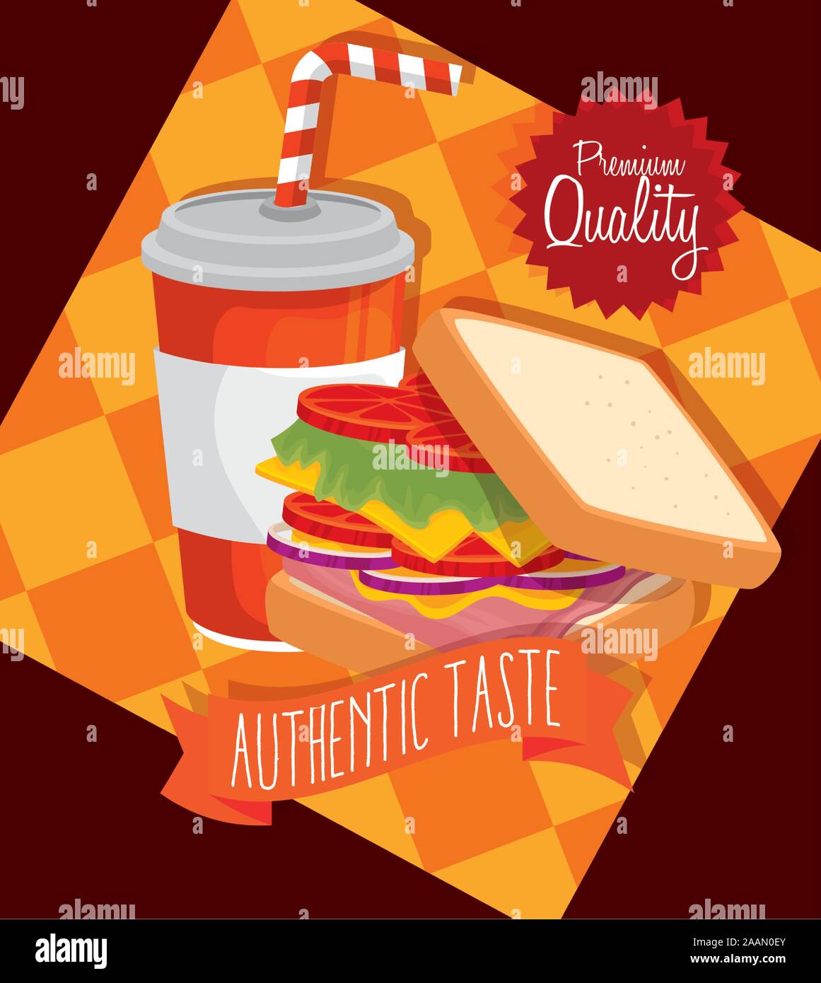 Quality dining food Stock Vector Images - Alamy