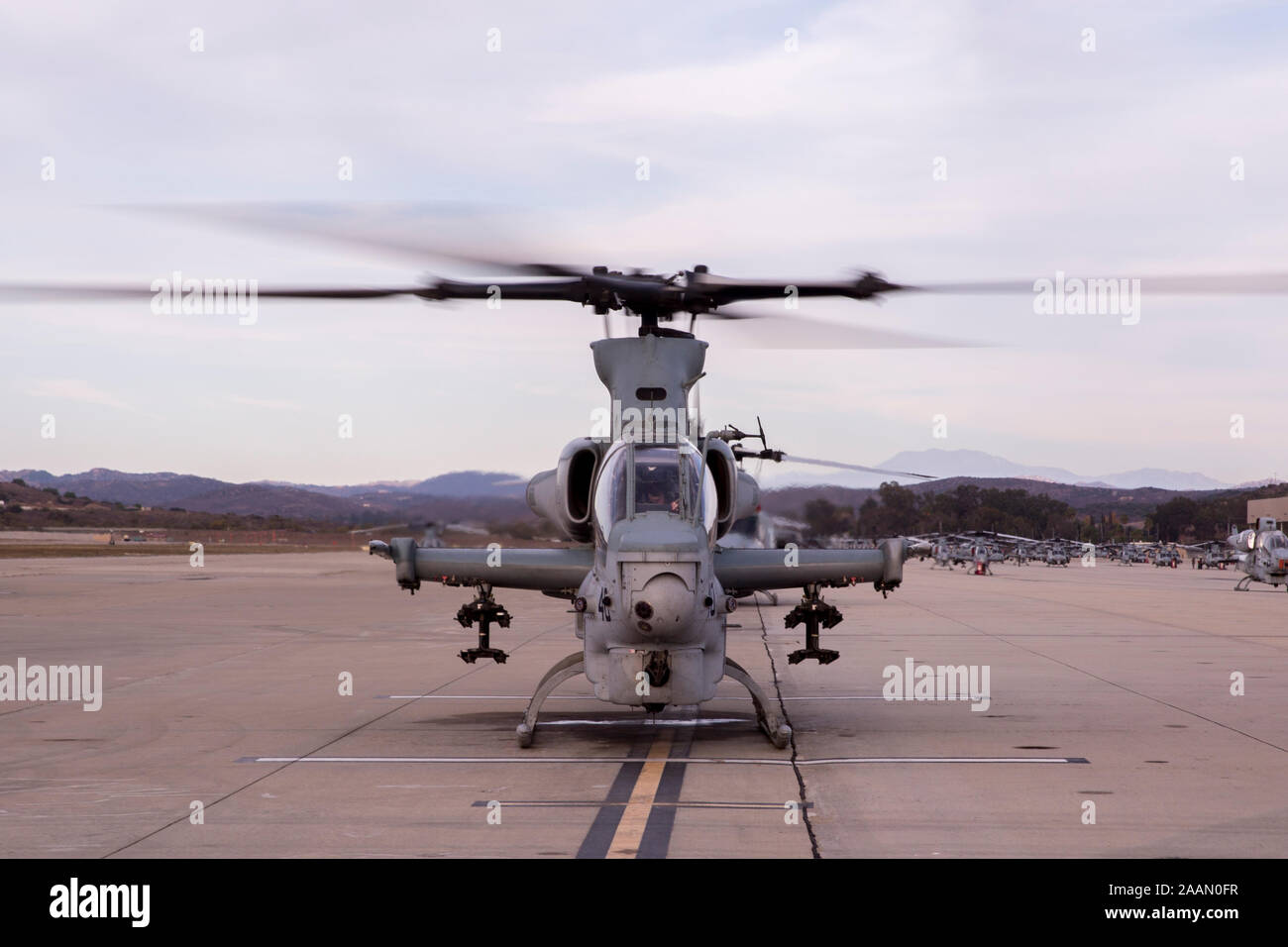 U.S. Marines with Marine Light Attack Helicopter Squadron (HMLA) 775 ...